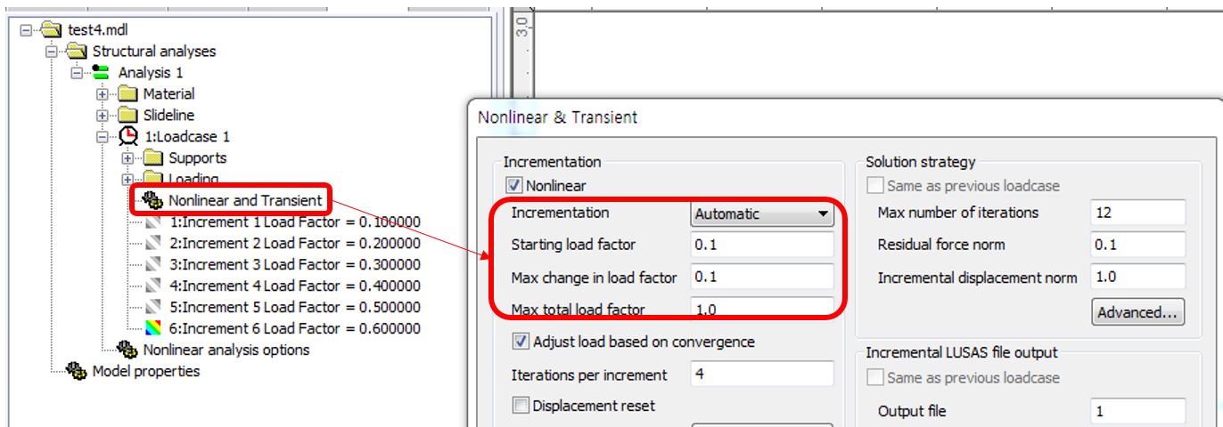 Slideline 이용한 Contact Analysis 수렴 - LUSAS Blog